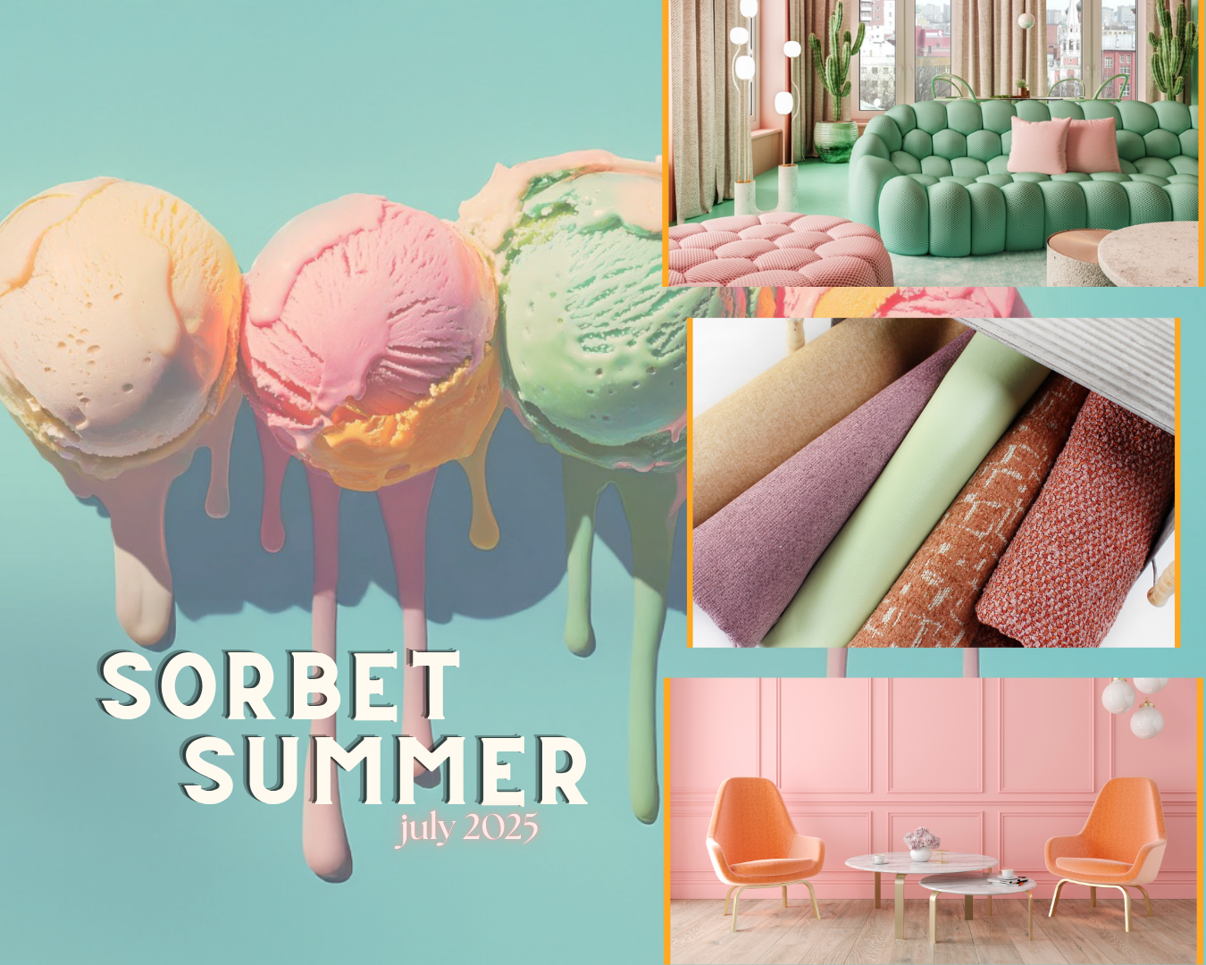 July 2025 Color of the Month: Sorbet Summer